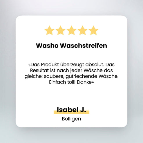GRATIS Muster Sensitive – washo.ch