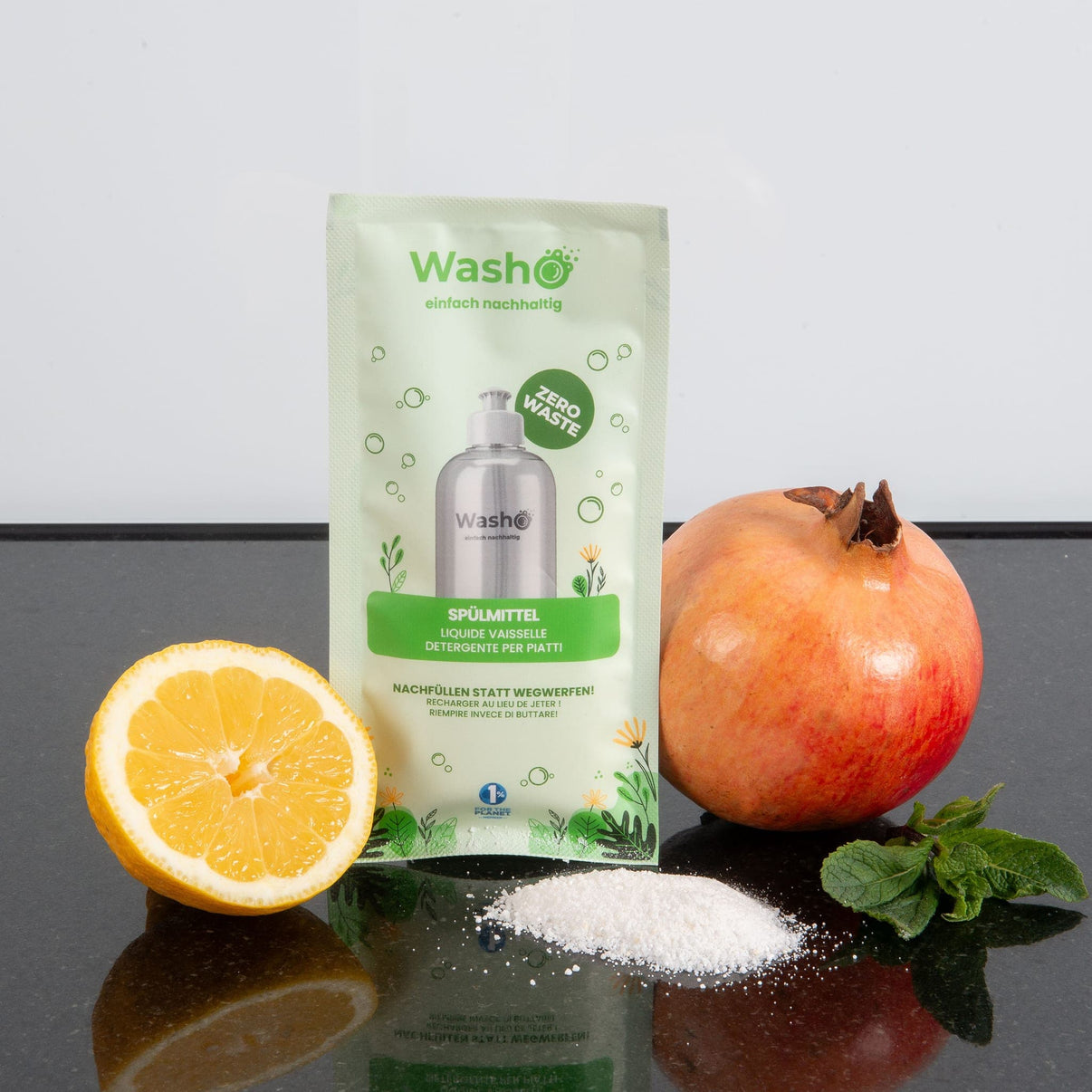 Washo washing-up liquid refill powder – washo.ch
