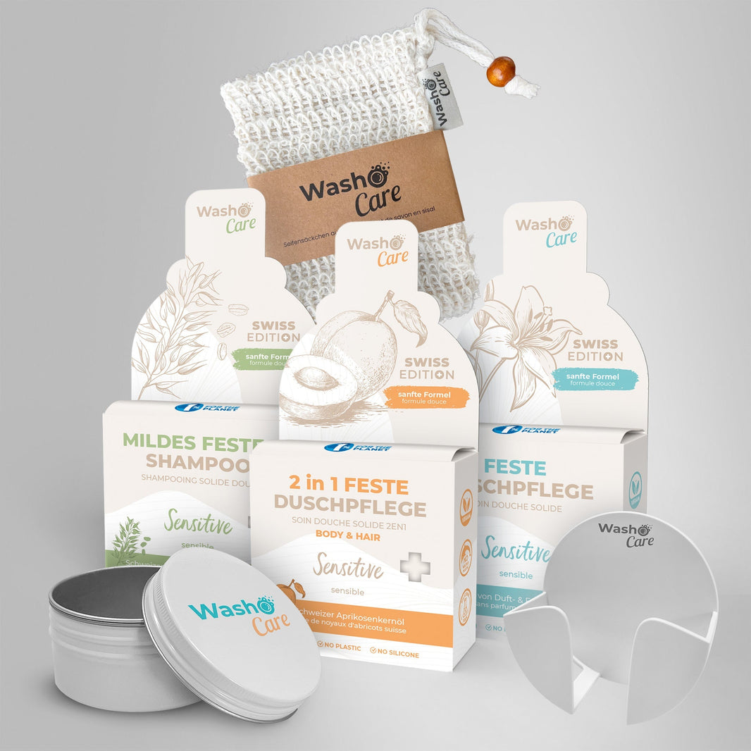 Washo Care Sets – Nachhaltige Pflegeprodukte in praktischen Sets ...